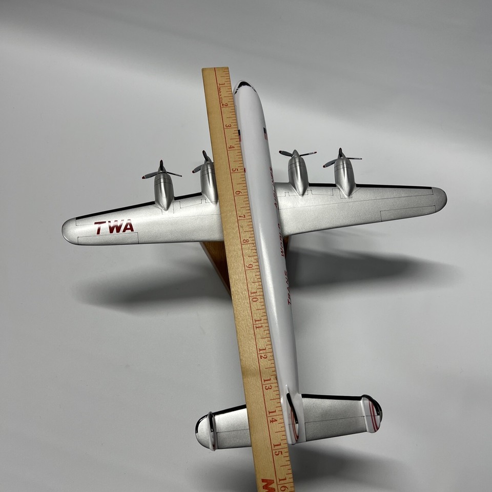Lockheed L-1049 TWA Super Constellation Airplane 1952 HIGH DETAIL Desk ...