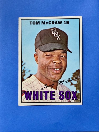 NICE - 1967 Topps BASEBALL #29 TOMMY McCRAW White Sox | eBay