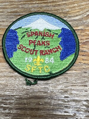 UNUSED 1984 BOY SCOUT PATCH, SPANISH PEAKS SCOUT RANCH Santa Fe | eBay