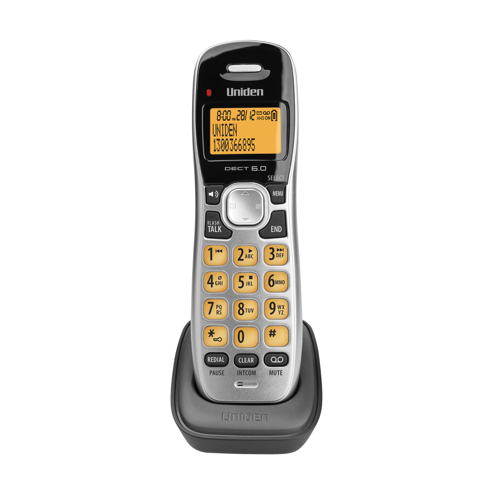 NBN Cordless Phone 3 Handset Home Office Answering Machine Telephone ...