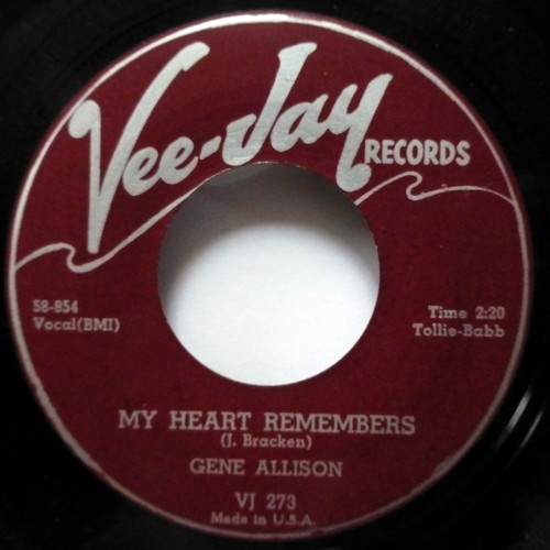 Gene Allison 45 Have Faith / My Heart Remembers Veejay R&b Ws1553 | eBay.de