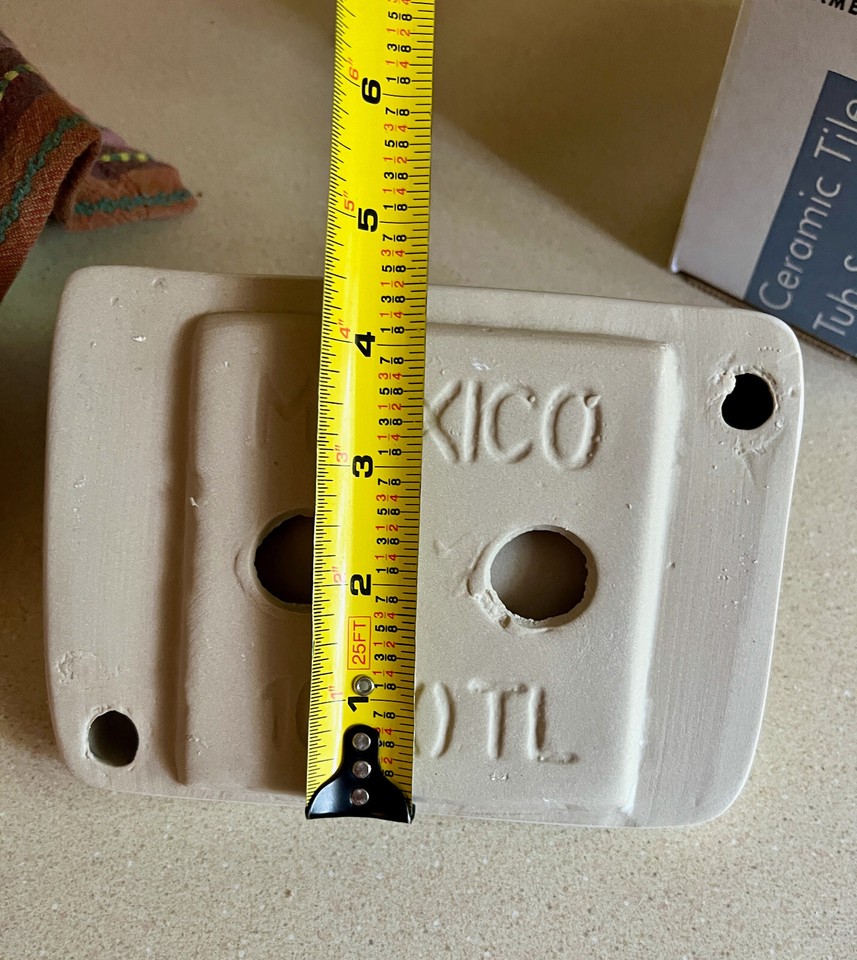 American Olean Tub Soap Dish * Tile * Off White/Bone/Cream * Thinset ...