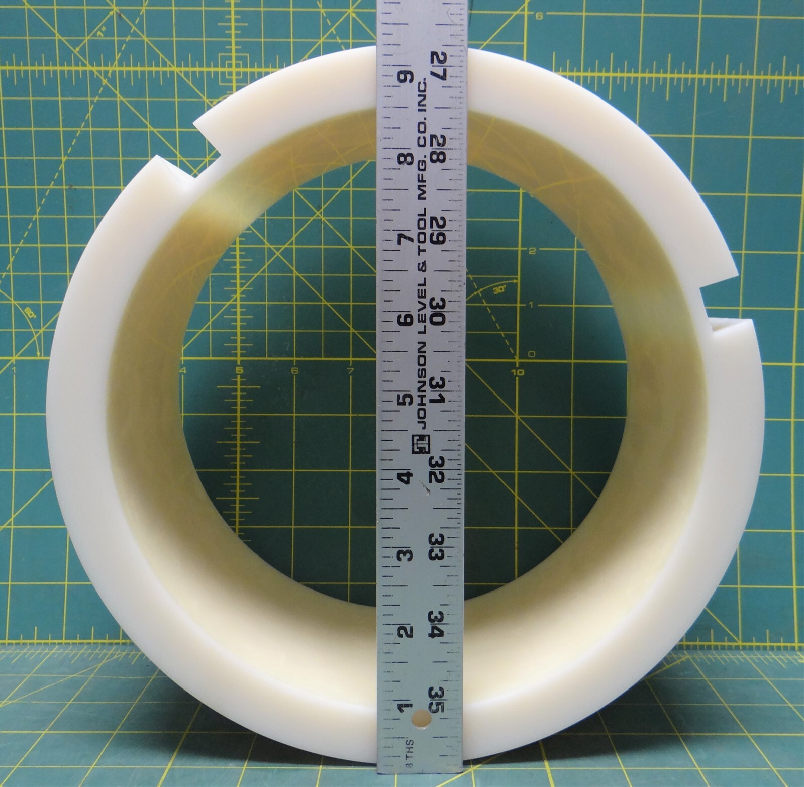 Rich Ind. 9 Zoll Durchmesser Kunststoff Nylon 2 Nut Zwischenring Hülle ...