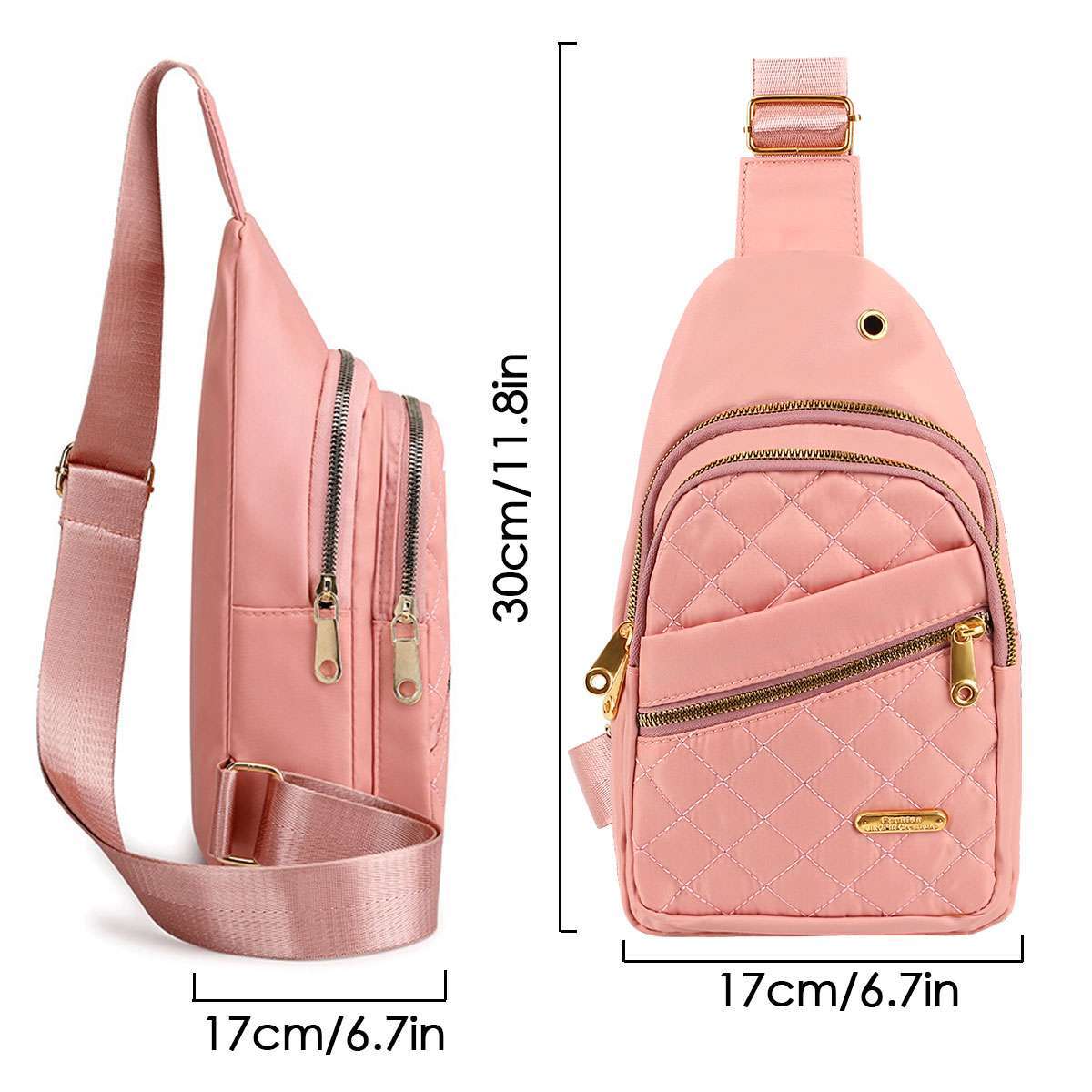 Womens Waterproof Cross Body Bag Ladies Handbag Shoulder Bag Purse ...