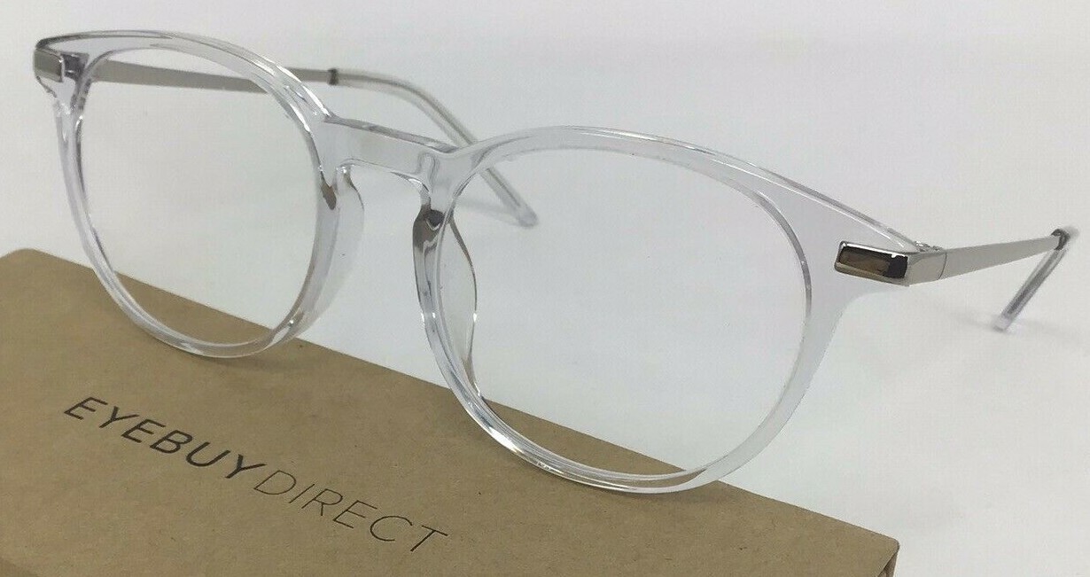 Eyebuydirect Mood 48-18-140 C2 Round Clear Acetate Eyeglasses FRAMES ...