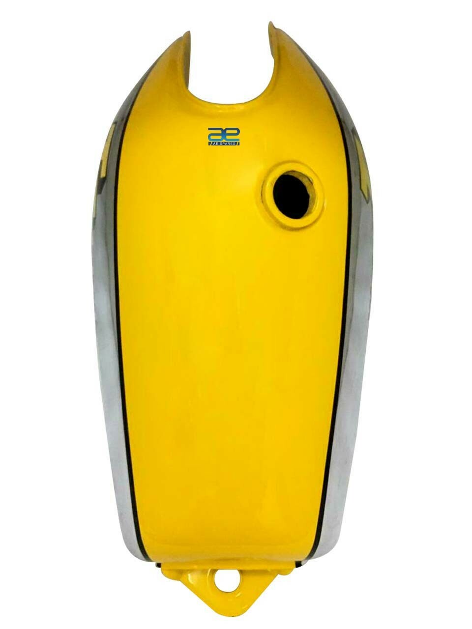 YAMAHA XT TT 500 YELLOW PAINTED PETROL FUEL GAS TANK STEEL 1977 | eBay