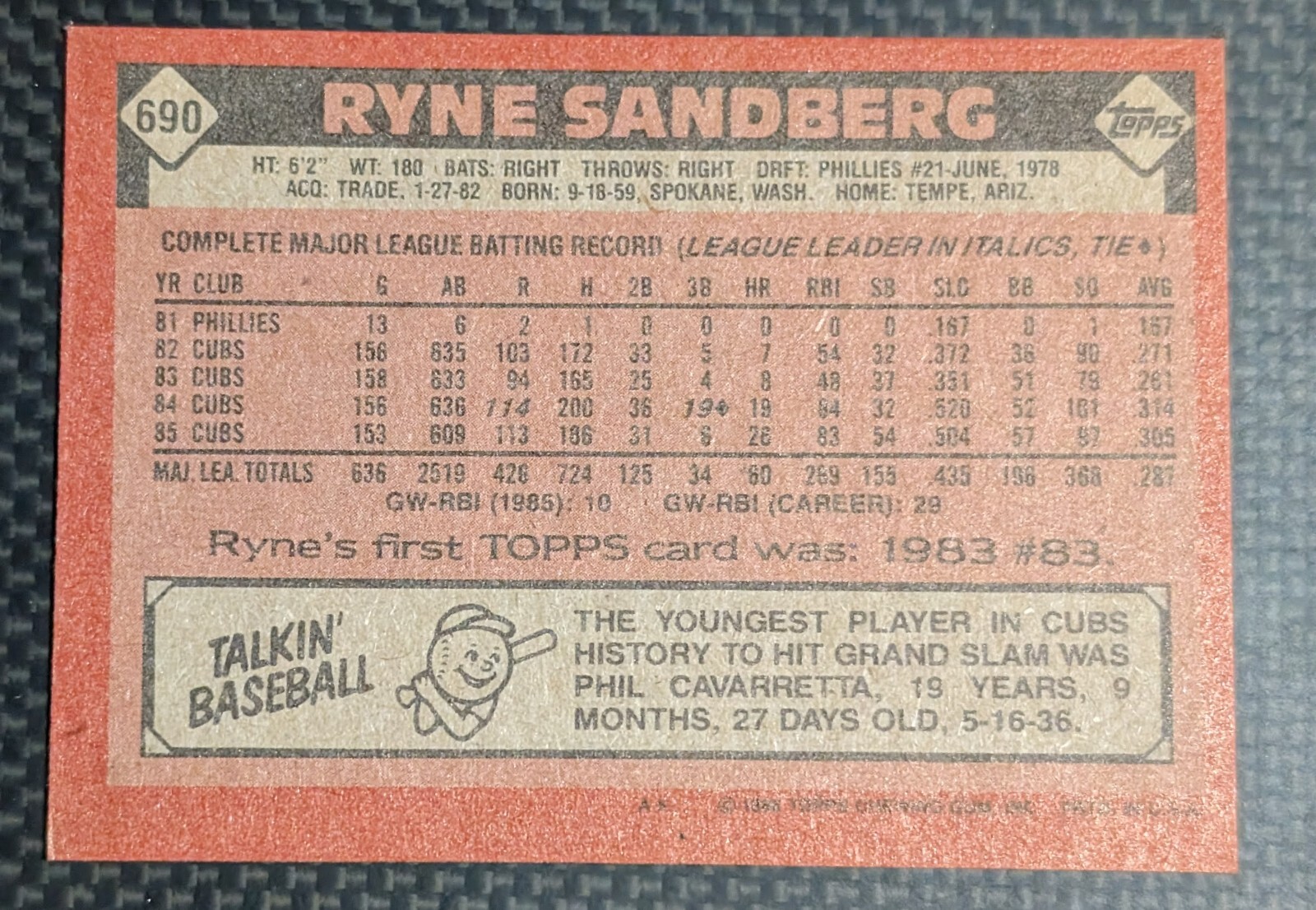 1986 Topps Baseball Card Set 792 Near Mint Condition With Known Errors ...