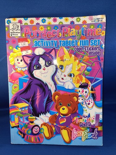 2000 Lisa Frank: Perfect Playtime Activity Tablet Fun Set, Cool ...