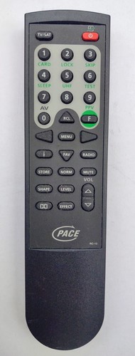 Pace RC-10 Black Wireless Infrared Handheld Satellite Receiver Remote ...