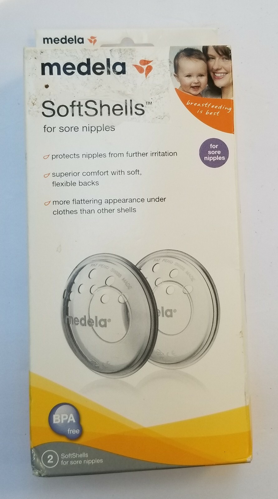 Medela NEW SoftShells Breast Shell Soothers for Sore Nipples *UNUSED ...