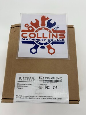 Distech CDIY-PTU208IMP-00 ECY-PTU-208 (IMP) ECLYPSE BAC Terminal Unit ...