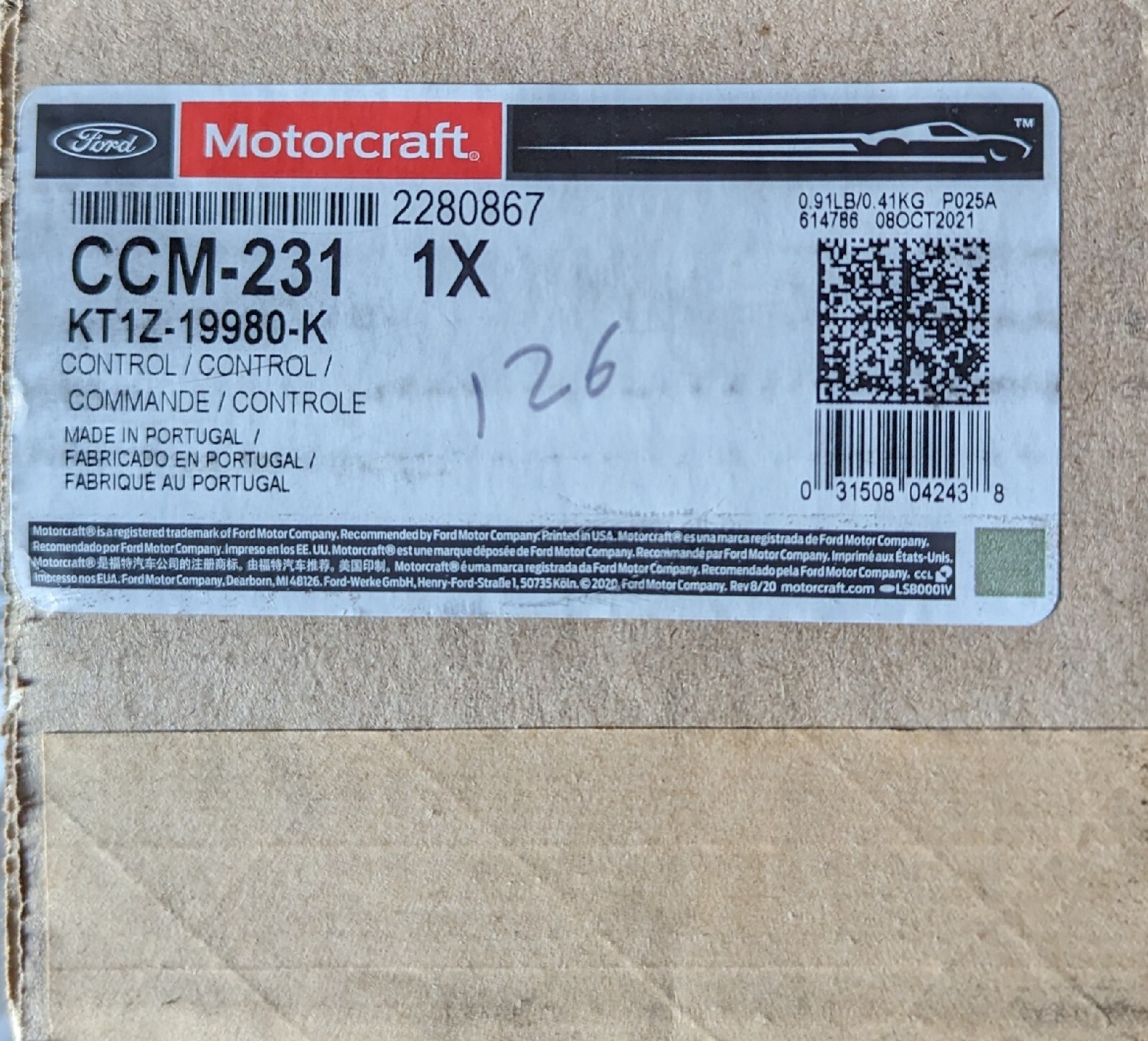 Genuine Ford Dash Control Unit KT1Z19980K | eBay