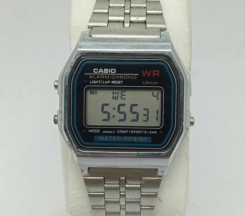 Casio 593 Quartz A159W Alarm Chrono Digital Vintage Men’s Watch | eBay