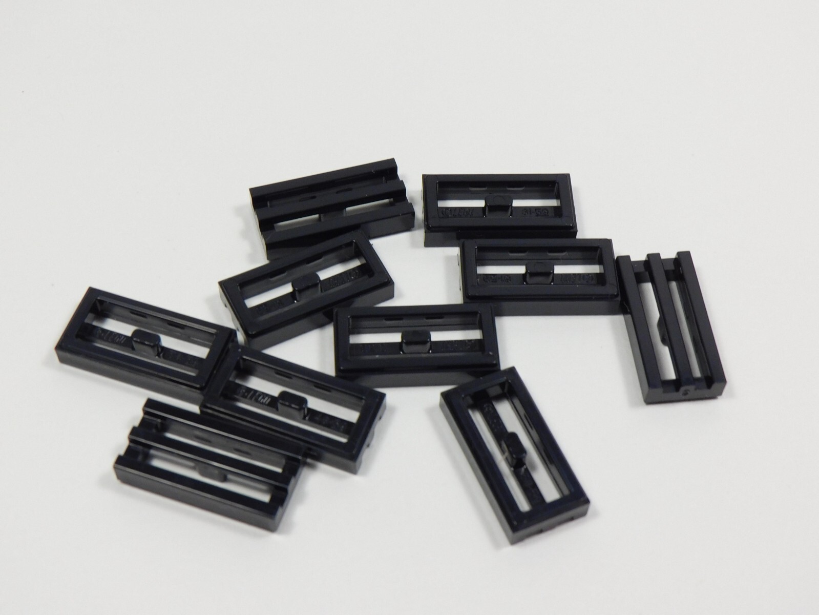 LEGO Lot of 10 Black 1x2 Modified Grille Grate Plates C4 | eBay