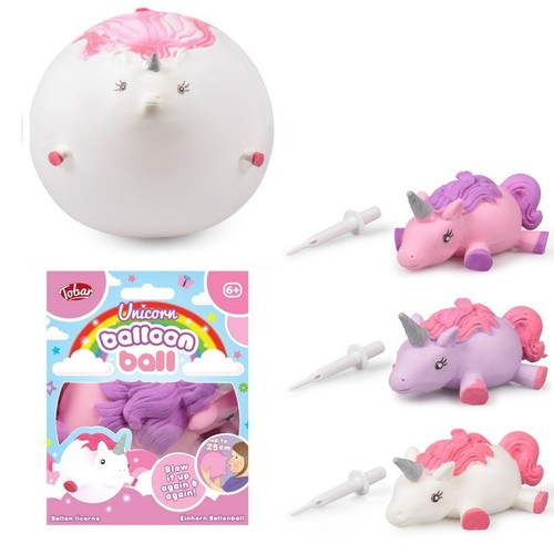 Unicorn Reusable Inflatable Balloon Ball Farm Blowup Squeeze Bouncing ...