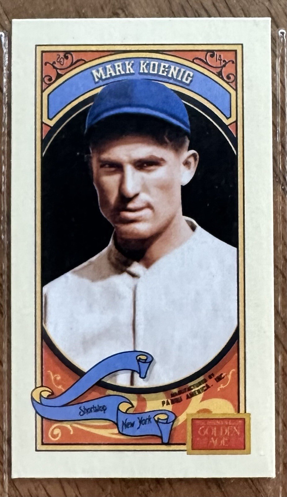 2014 Panini Golden Age - Mini Red Hindu Cork Tip #38 MARK KOENIG Yankees | eBay