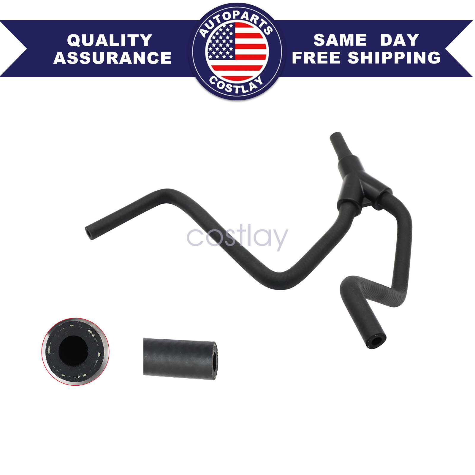 Coolant Overflow Inlet&Oulet Hose 84727330 fit Cadillac ATS CTS 2013 ...