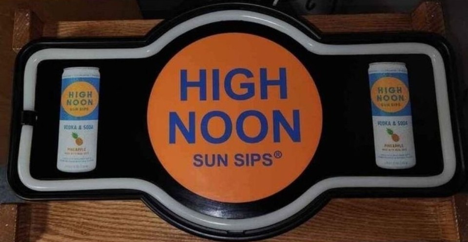 New HIGH NOON Bar 17" x10" LED Sign Personalized non neon Man Cave. | eBay