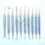 10 Composite Dental set Filling instruments Gold Titanium Tip Dentist ...