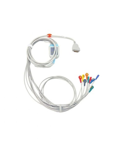 GE Marquette MAC 1600 MAC 2000 EKG Cable 10 Leads Snap AHA - Same Day ...