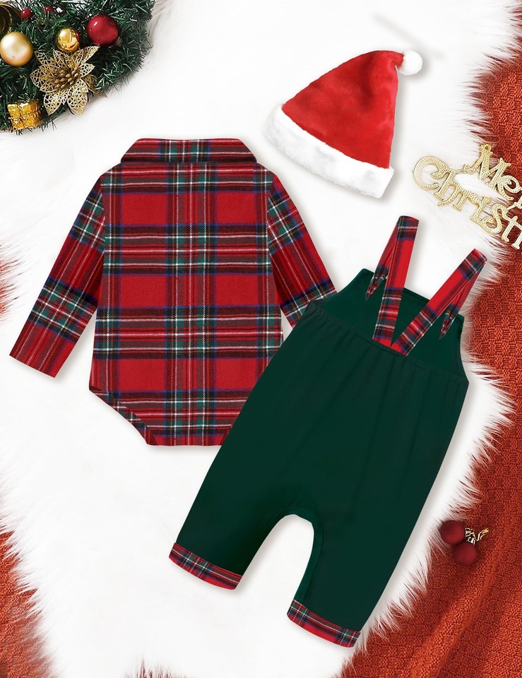 Baby Boy Christmas Outfit 6-9 Months My First Christmas Day Baby Boy ...