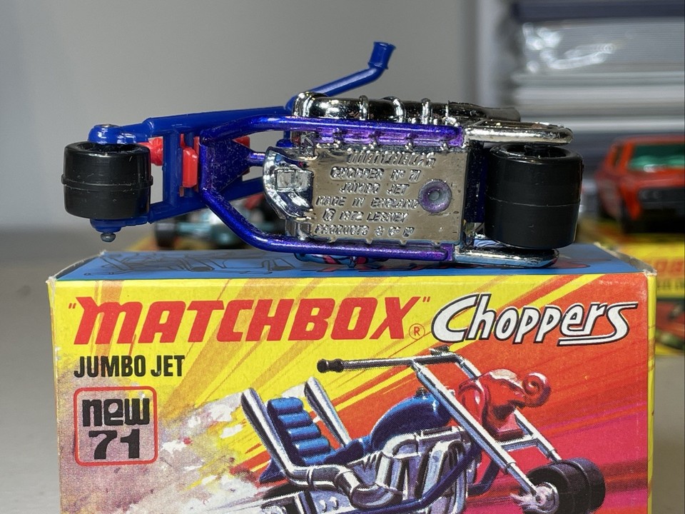Jumbo Jet Chopper #71 MINT Matchbox Superfast Choppers MINT w/ Original ...