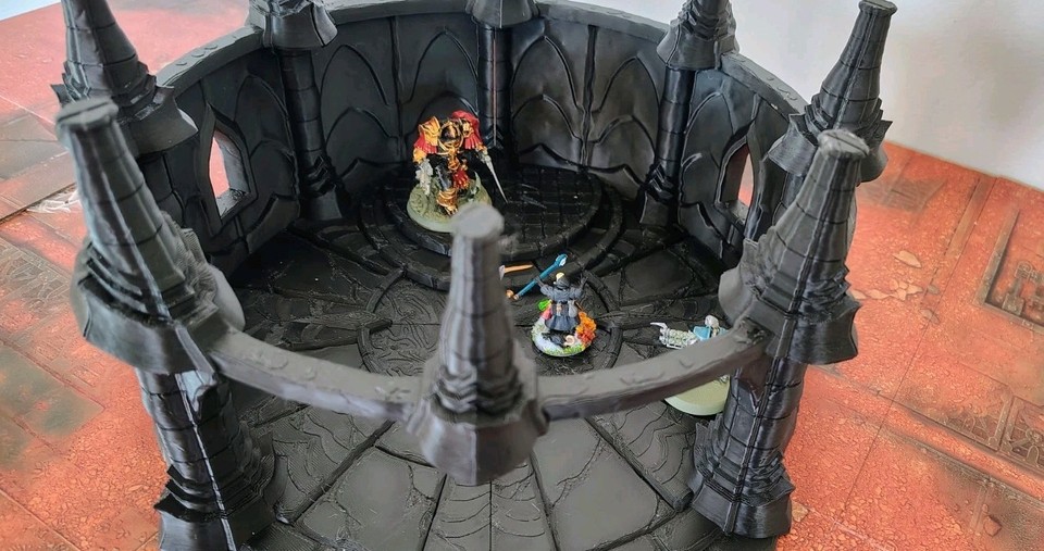 Chaos Alter Wargaming Sci-fi Terrain 32mm Perfect For Warhammer 40k ...