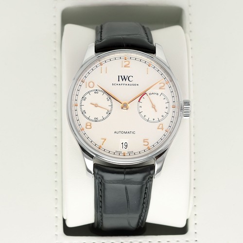 IWC FACTORY SERVICED Portugieser Automatic 7 Days 42.3mm iw500704 | eBay