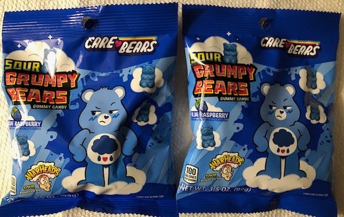 Sour Gummy Candy by Warheads Grumpy BEARS Care Bears 3.5 oz BLUE ...