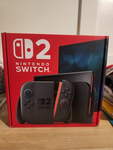 NEW Nintendo Switch 2 Video Game Console 2025 From GameStop Midnight ...