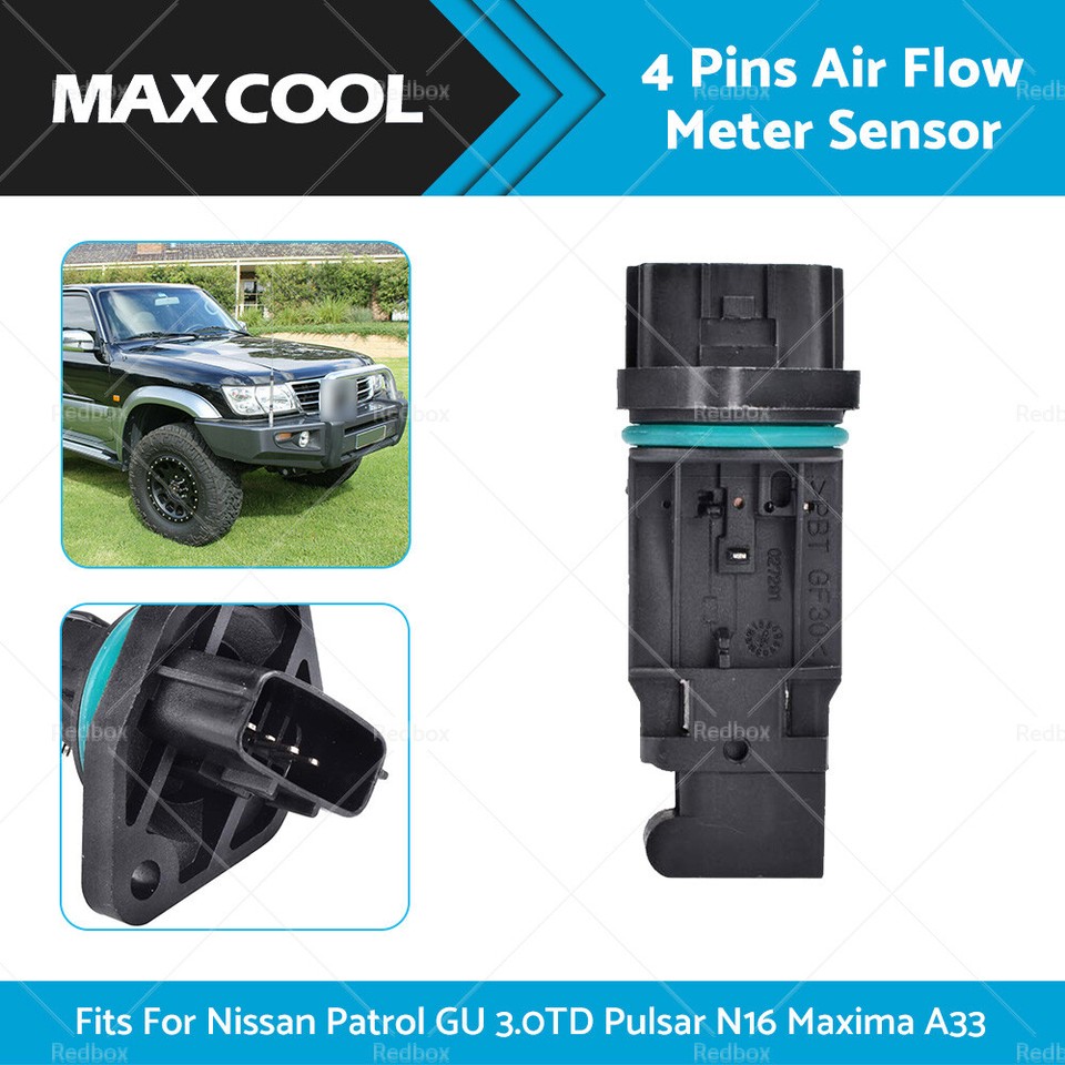 Mass Air Flow Meter Sensor MAF for Nissan Patrol GU 3.0TD Pulsar N16 ...