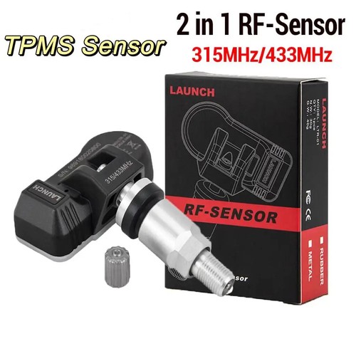 LAUNCH LTR-01 RF Sensor 315MHz & 433MHz TPMS Sensor Tool Metal & Rubber ...