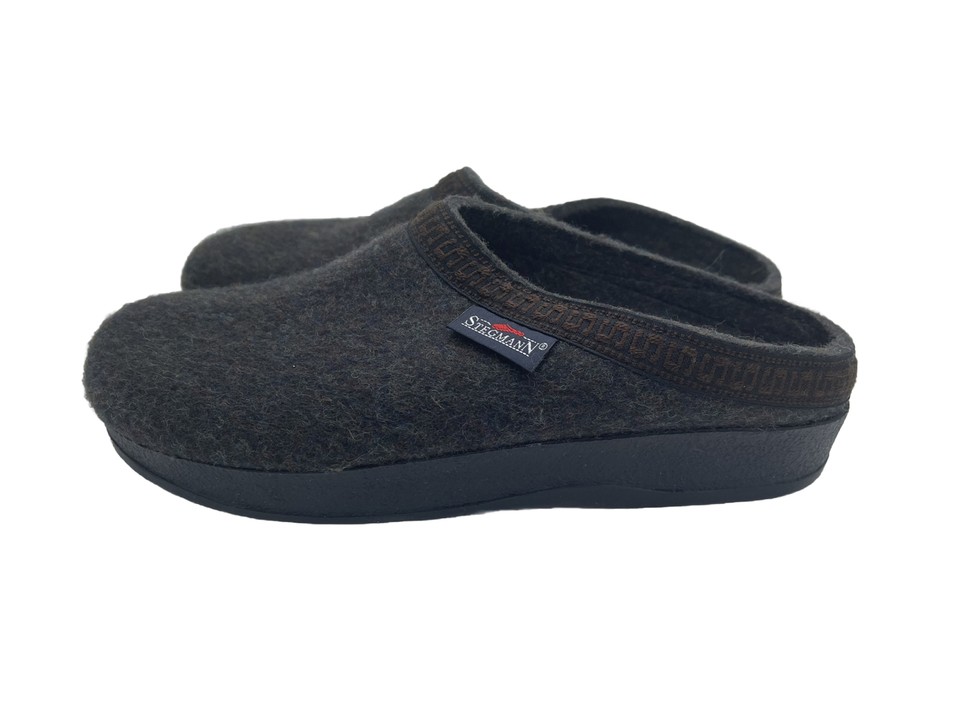 Stegmann Women's Wool Clogs Poly Sole Marone Multi Wool Color Size 11 ...