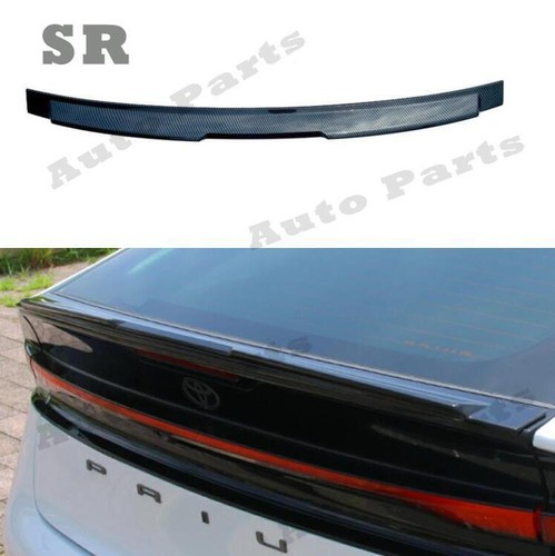 Carbon Fiber ABS Rear Trunk Spoiler Wing For 2023-2024 Toyota Prius ...