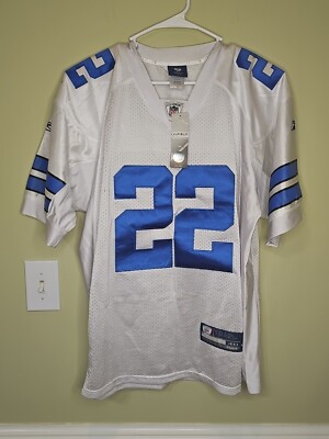 Emmitt Smith Reebok Dallas Cowboys NFL On-Field White Jersey Stitched ...