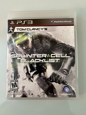 SPLINTER CELL PS3 Blacklist Game - 2013 Sony PlayStation 3 Tom Clancy ...
