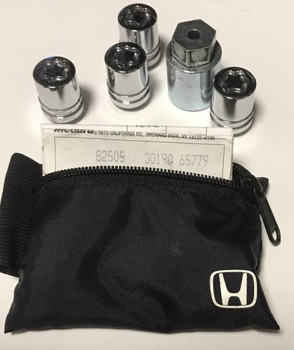 Used Oem Genuine Honda/Acura Wheel lock Set For 19mm 12x1.5 Stud ...