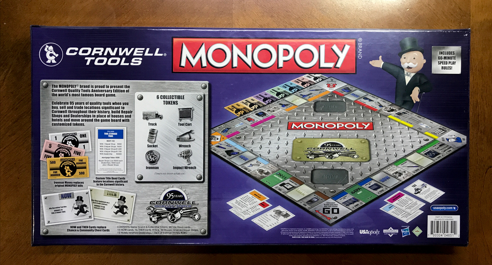 Monopoly Cornwell Tools 95th Anniversary Special Edition Board Game New ...