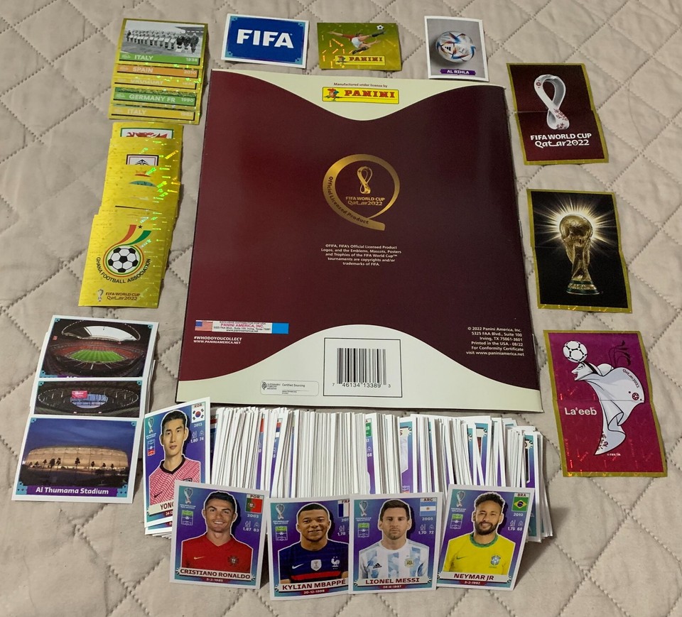 Panini BOOK 2022 Fifa World Cup Qatar Complete Album + Sticker - Messi ...