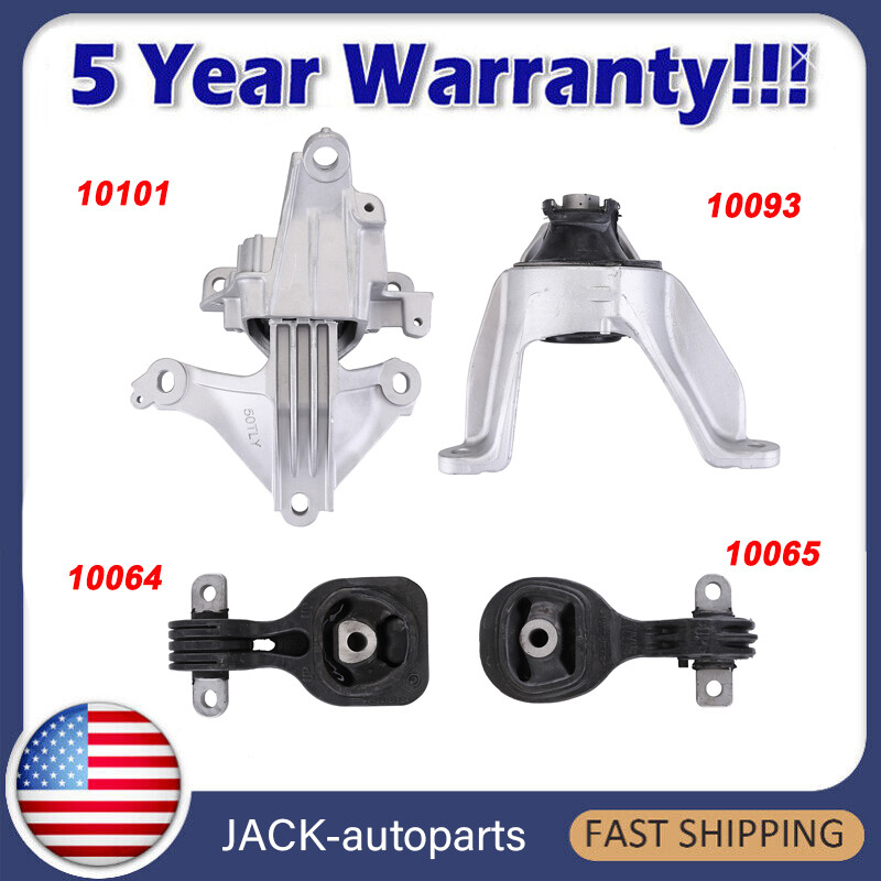 4x Auto Trans Engine Motor & Transmission Mount for Honda CRV 2017-2019 ...