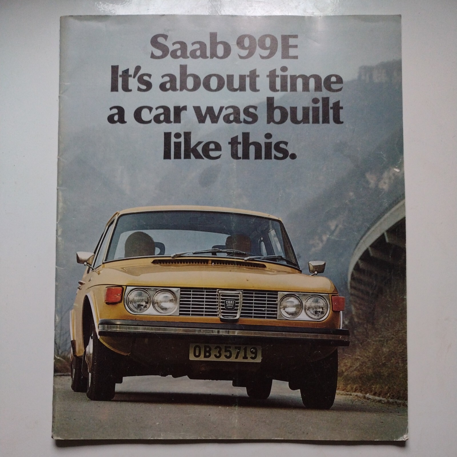 Vintage 1972 Saab 99E Brochure Magazine Sales Advertising Full Color | eBay