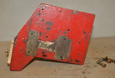 Industrial cast iron motor table steampunk wall shelf 35 lb collectible ...