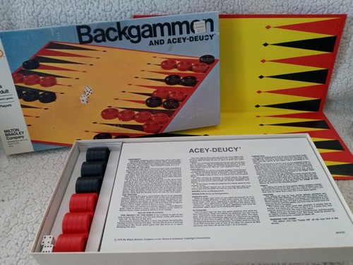 Backgammon and Acey-Deucy Vinatge Board Game 1973 | eBay