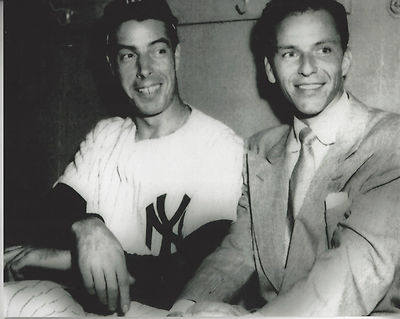 Italians NY Yankee Joe DiMaggio and Frank Sinatra 8x10 photo | eBay