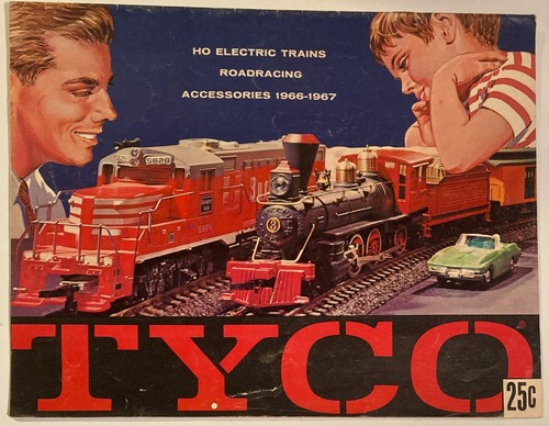 Original 1966 -1967 TYCO HO Train and Roadracing Accessories Catalog ...
