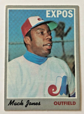 1970 Topps #38 Mack Jones, Montreal Expos Good | eBay