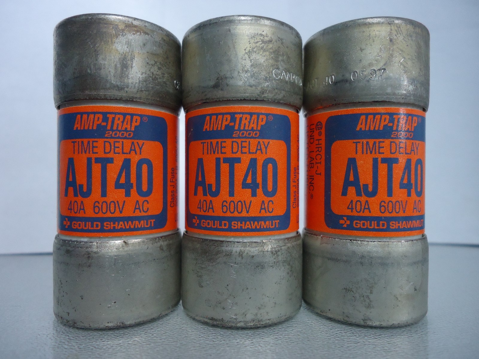 New Lot Gould Shawmut AJT40 AJT 40 Amp Class J Fuses Buss LPJ 40SP 600 ...