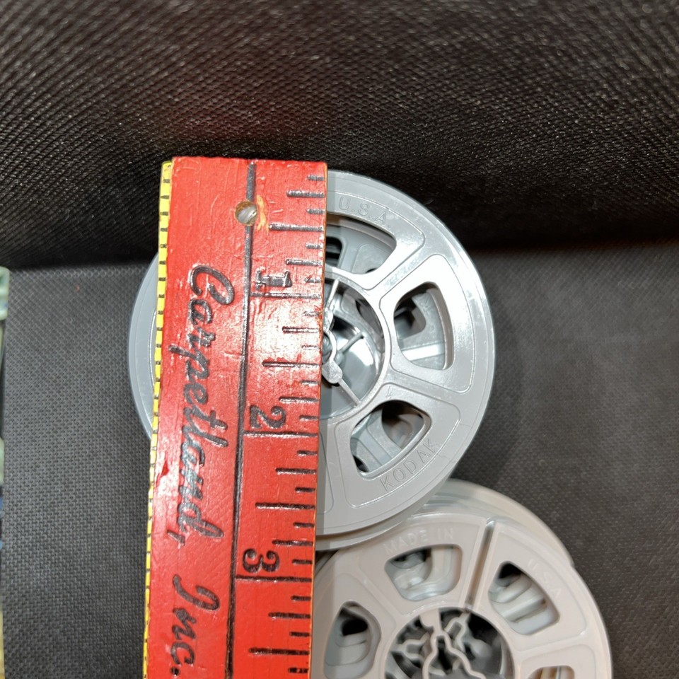 SUPER-8 50 ft. gray Plastic Movie Film Reels 10 Reel Pack Super 8mm ...