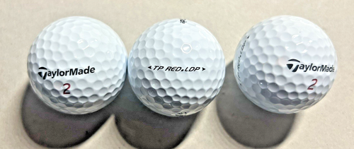 Vintage TaylorMade TP Red Golf Balls New (3 Ball Sleeve) Tournament ...