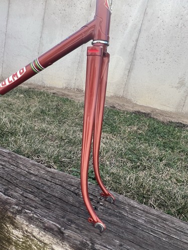 vintage 1960s OLMO Road Frame & Fork Set Campagnolo Dropouts Joe Bell ...